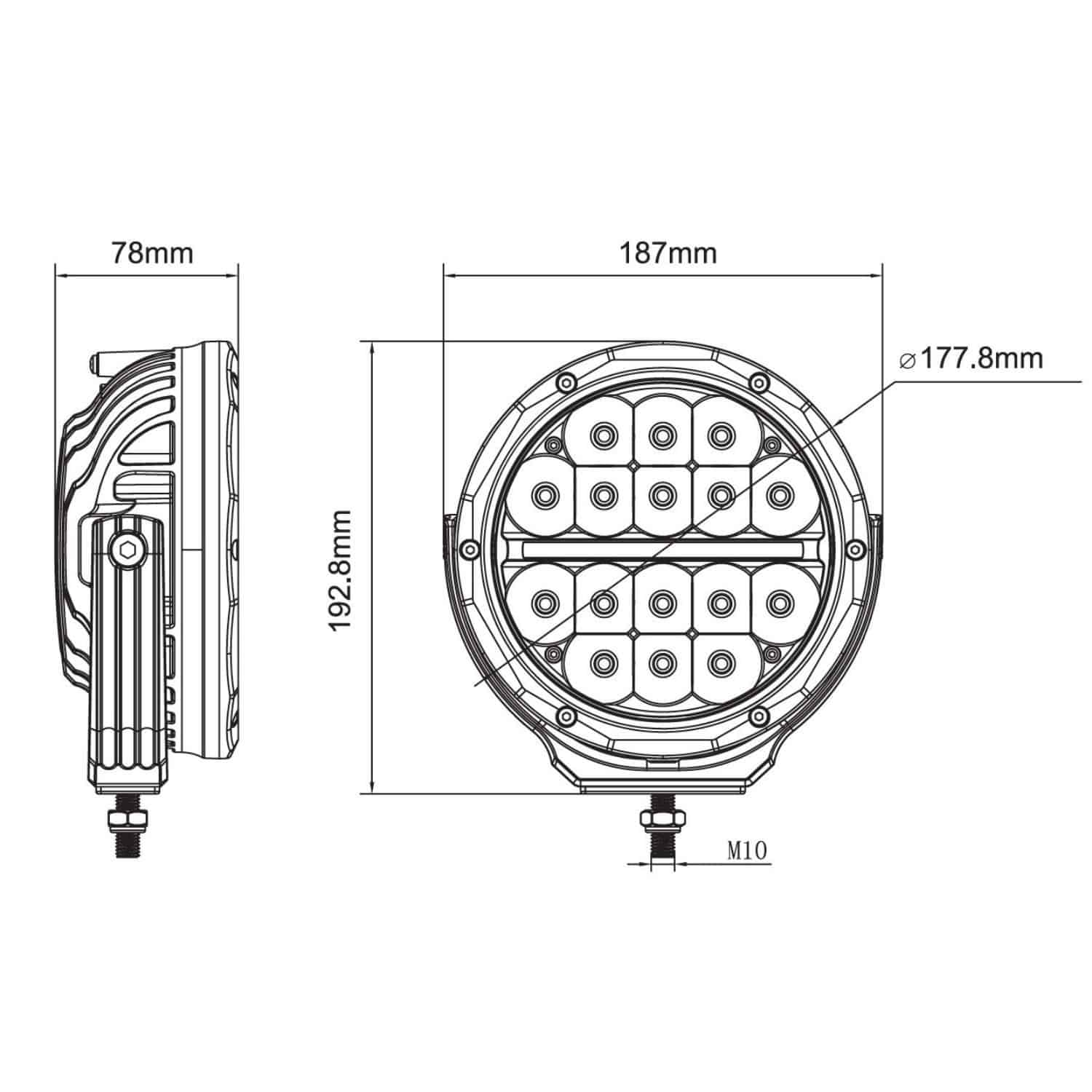 Hella ValueFit 7″ Supernova LED Spot Light – ATL-Autotechlight